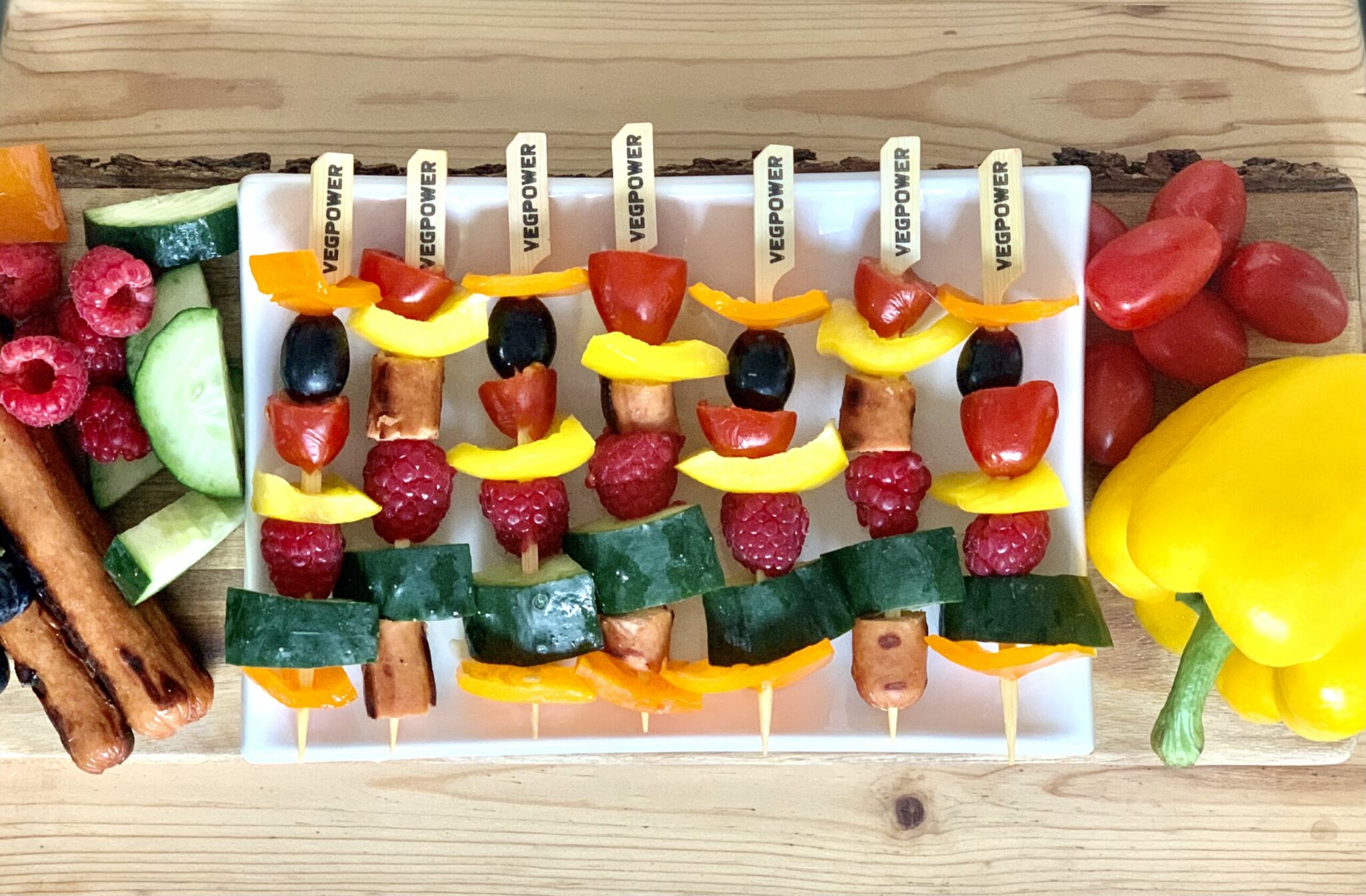 Helen's Rainbow Frankfurter Salad Sticks - Veg Power