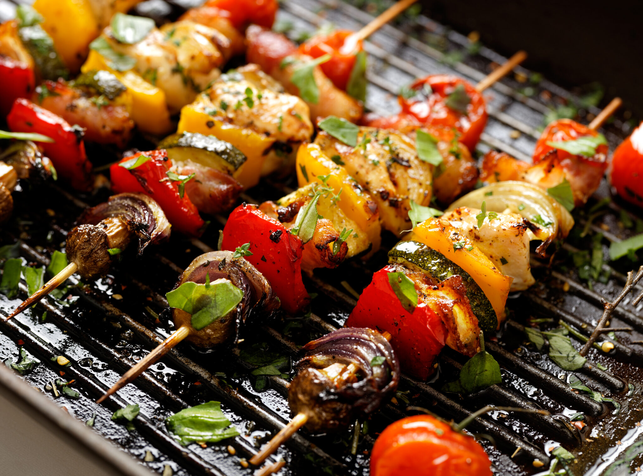 Jason's Rainbow Veg Kebabs - Veg Power