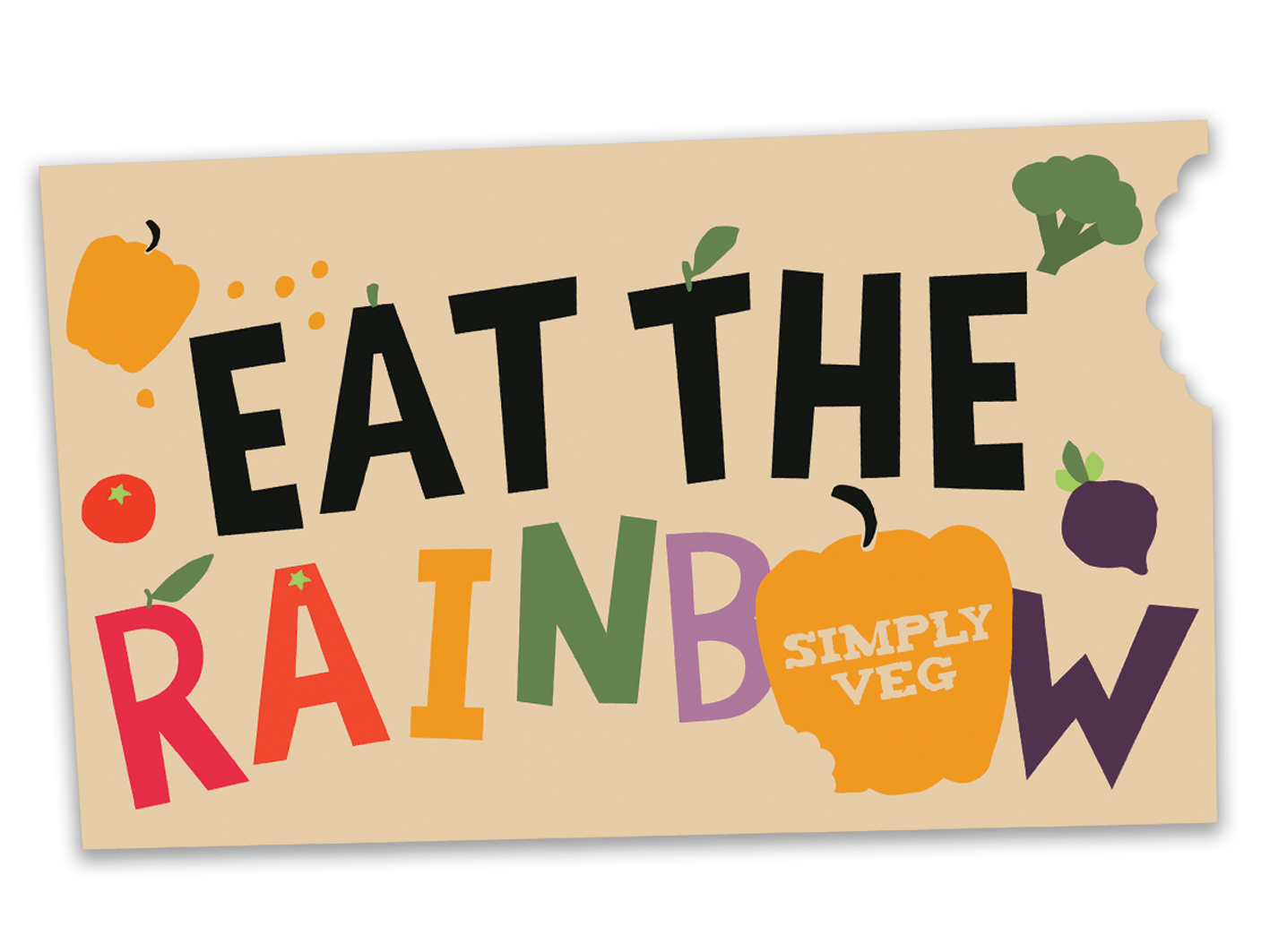 Eat The Rainbow - Veg Power